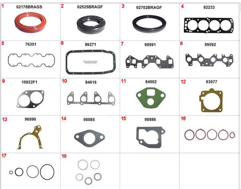 Jogo Junta Motor Corsa Celta Montana Meriva Econoflex 1.4 06