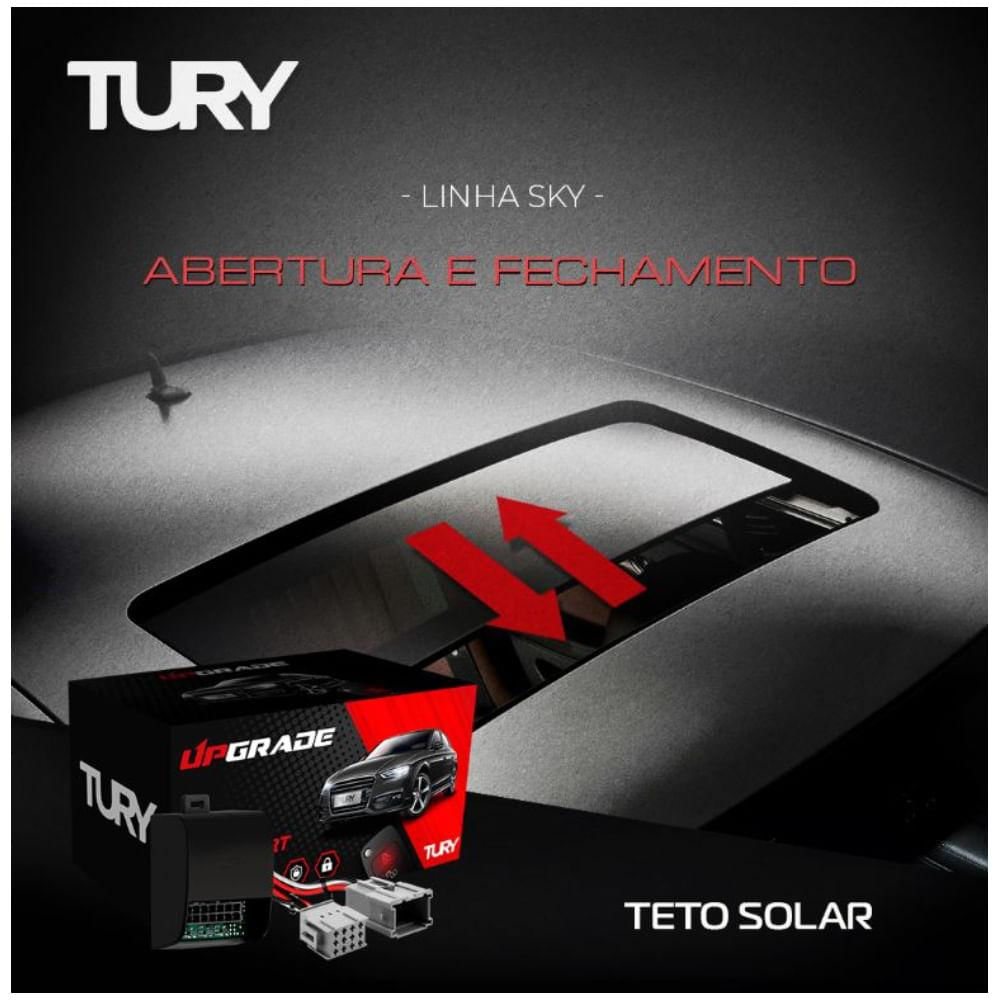Módulo Teto solar Tury SKY 1.0C P/Fiat Toro á partir de 2016