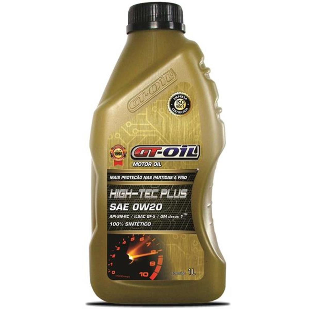 Óleo Do Motor Gt-Oil - High Tec Plus 0W-20 Sintético (12 Un)
