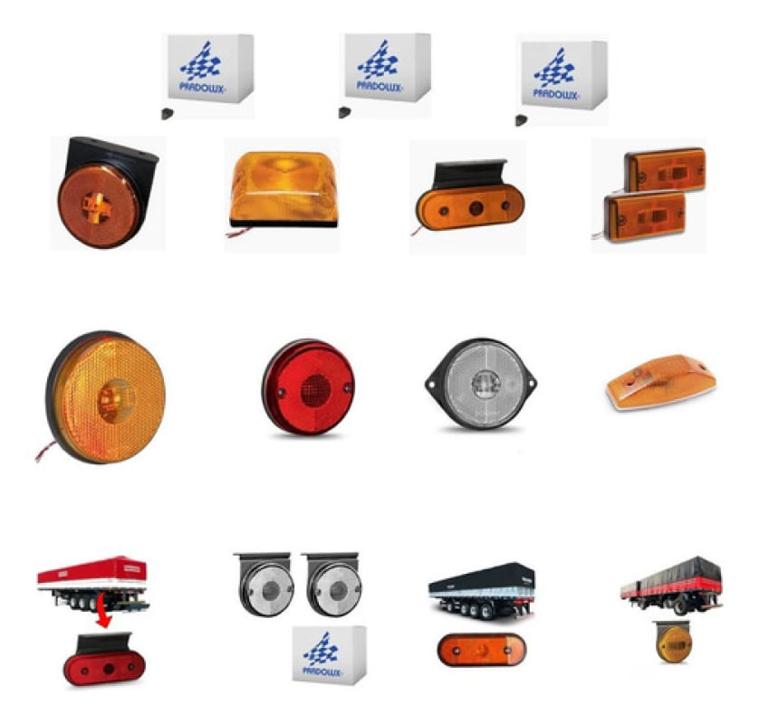 Lanterna Delimitadora Pisca Do Teto Led Bivolt Vw Constellat