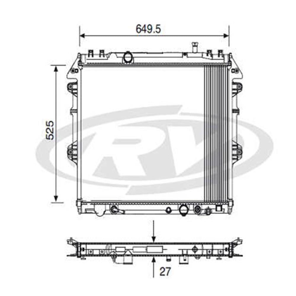 Radiador Visconde 12554