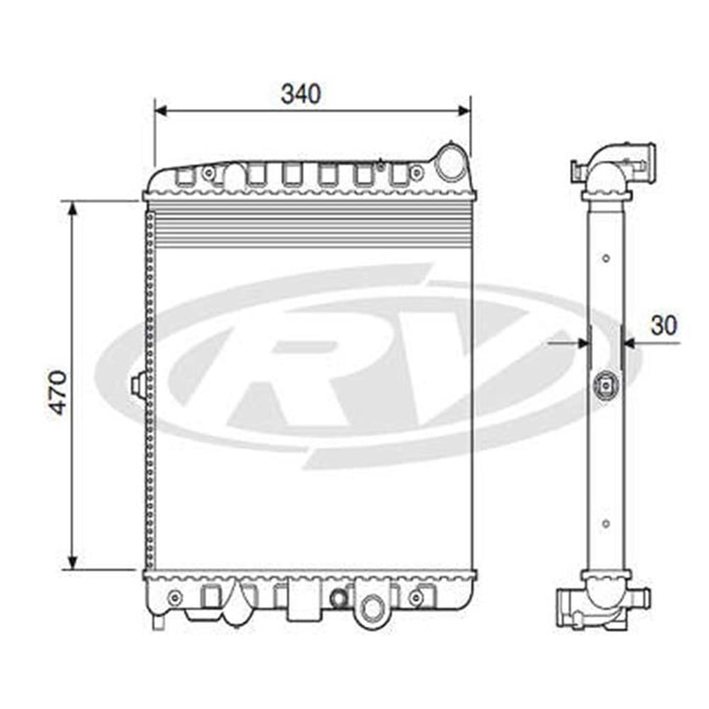 Radiador Visconde 12503