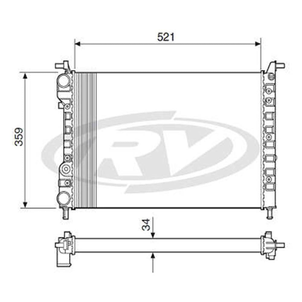 Radiador Visconde 12535