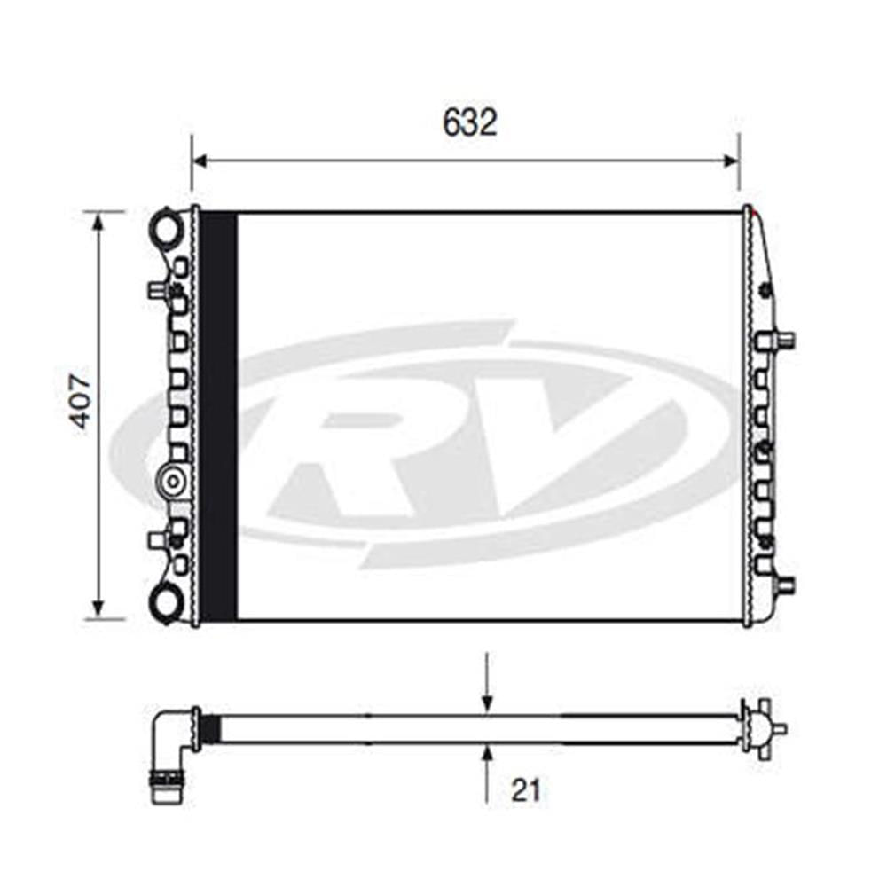 Radiador Visconde 12517