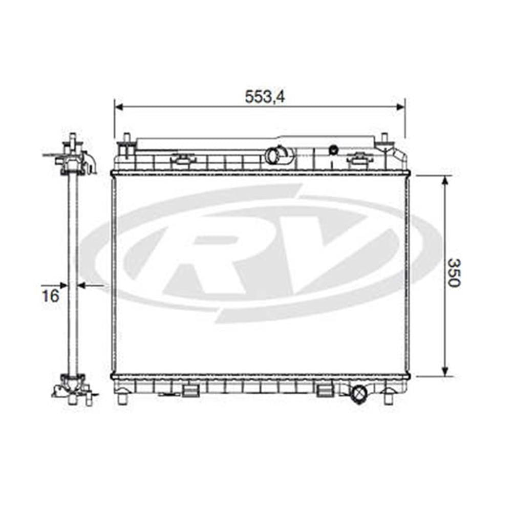 Radiador Visconde 12738