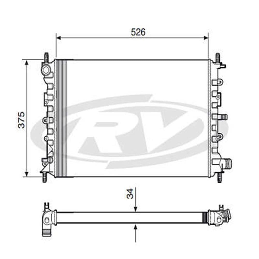 Radiador Visconde 12278
