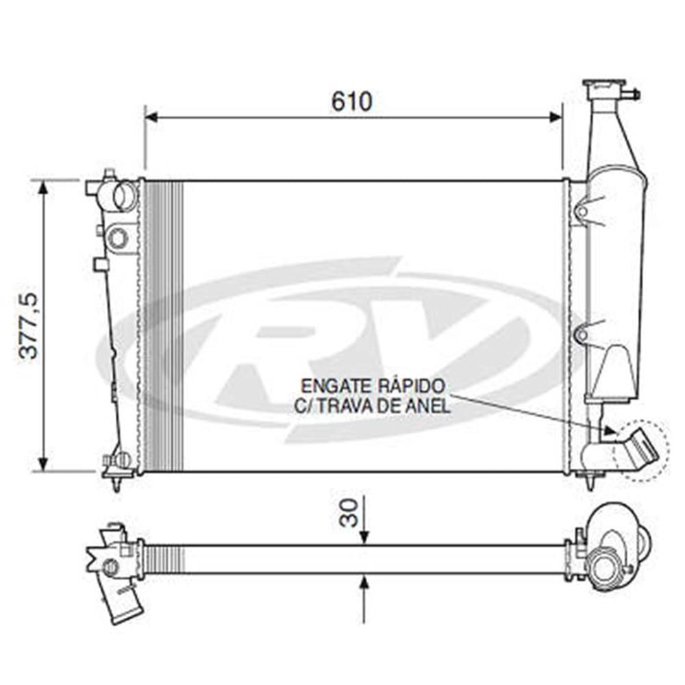 Radiador Visconde 12767
