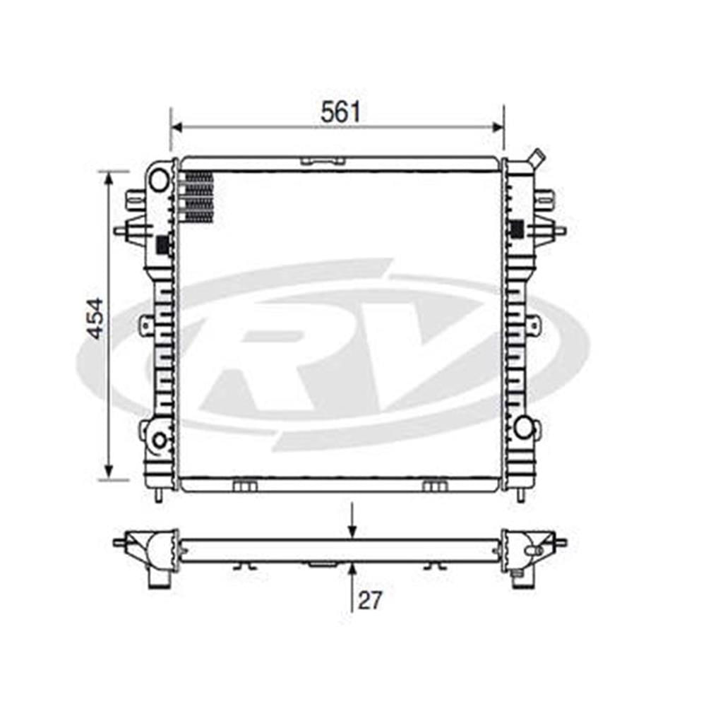 Radiador Visconde 12563