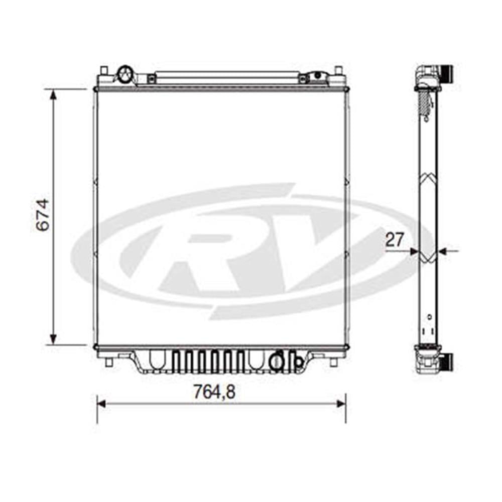 Radiador Visconde 19076