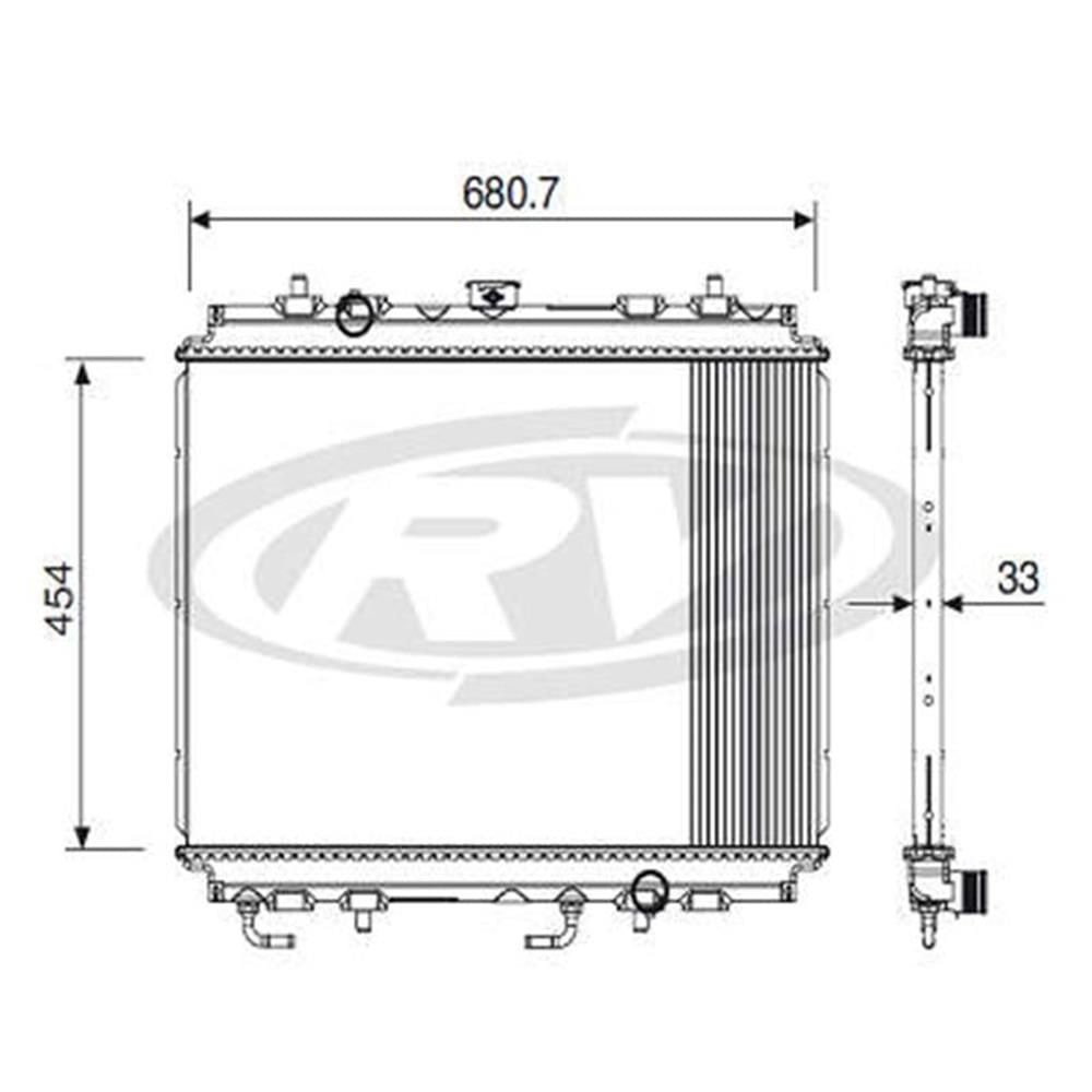 Radiador Visconde 12629