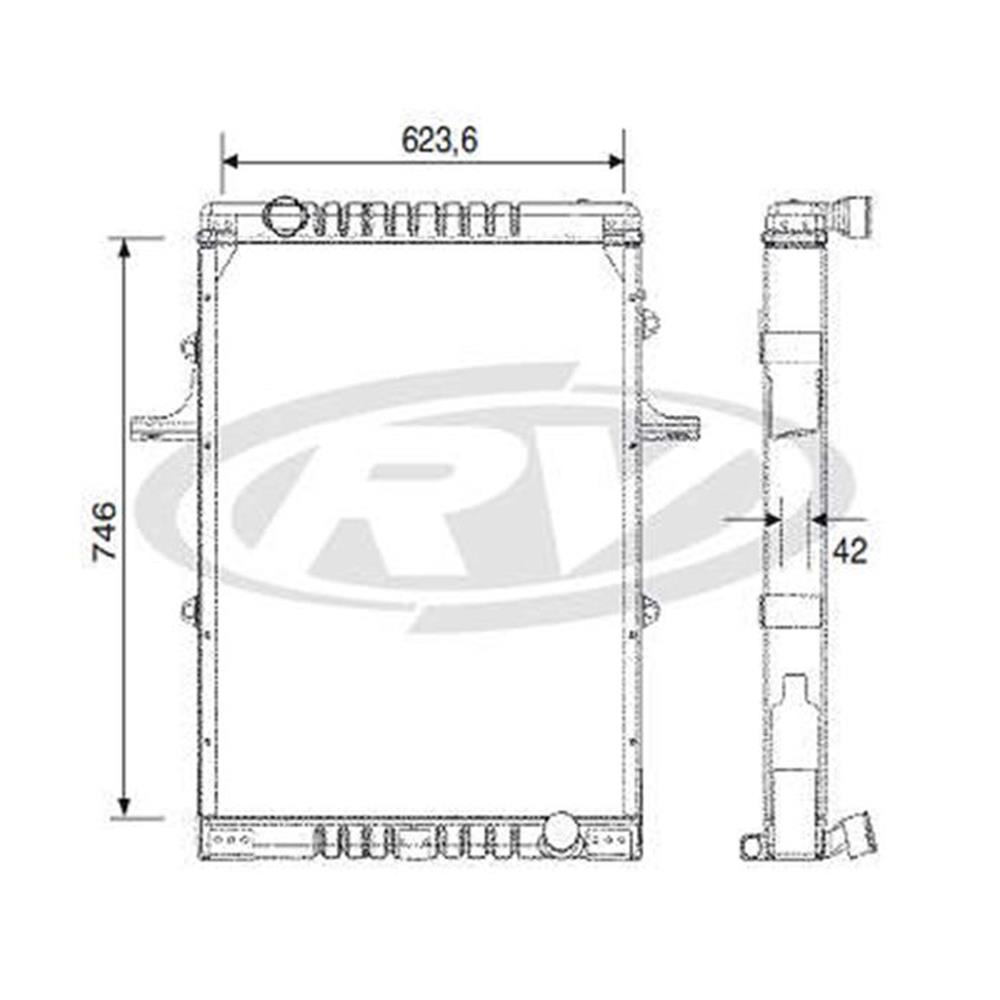 Radiador Visconde 19246
