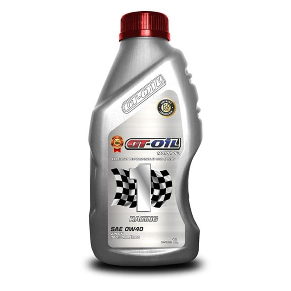 Óleo Do Motor Gt-Oil - 1 Racing 0W-40 Sintético (12 Un)
