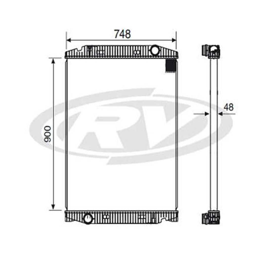 Radiador Visconde 12080