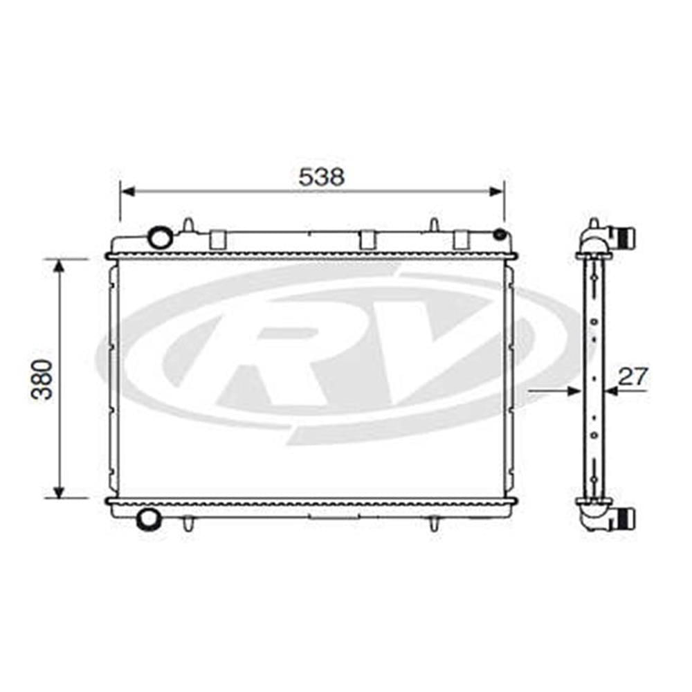 Radiador Visconde 12772