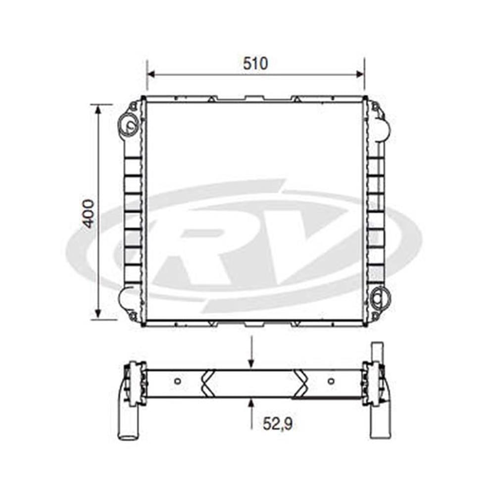 Radiador Visconde 12551