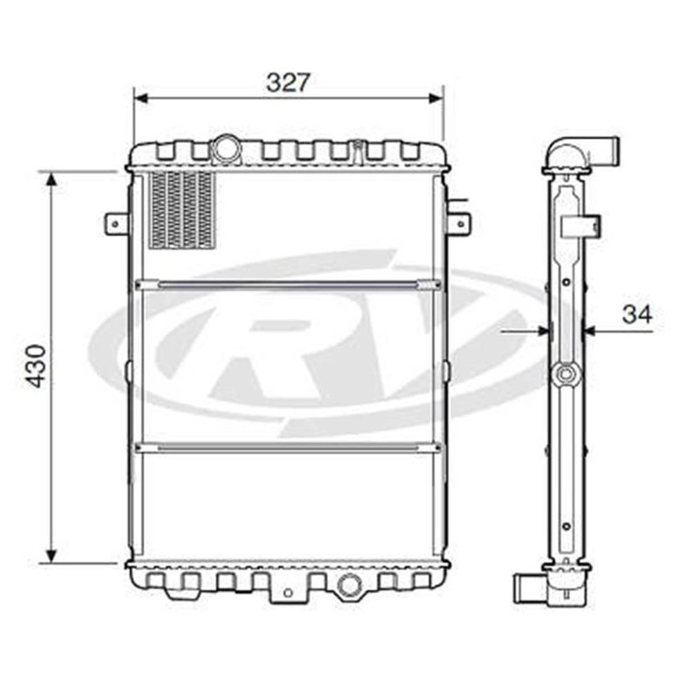 Radiador Visconde 19183