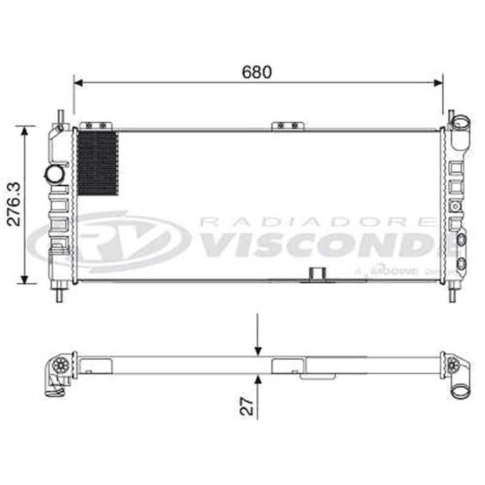 Radiador Visconde 12568