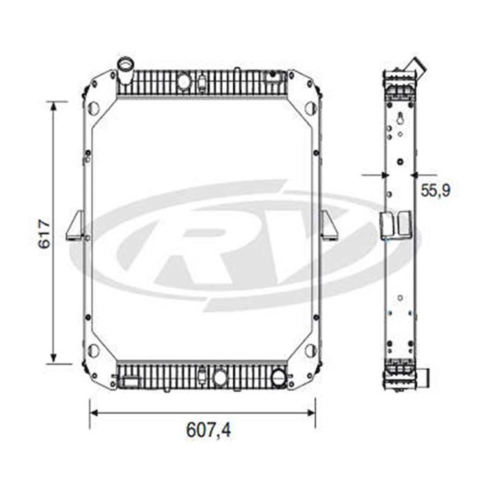 Radiador Visconde 12032
