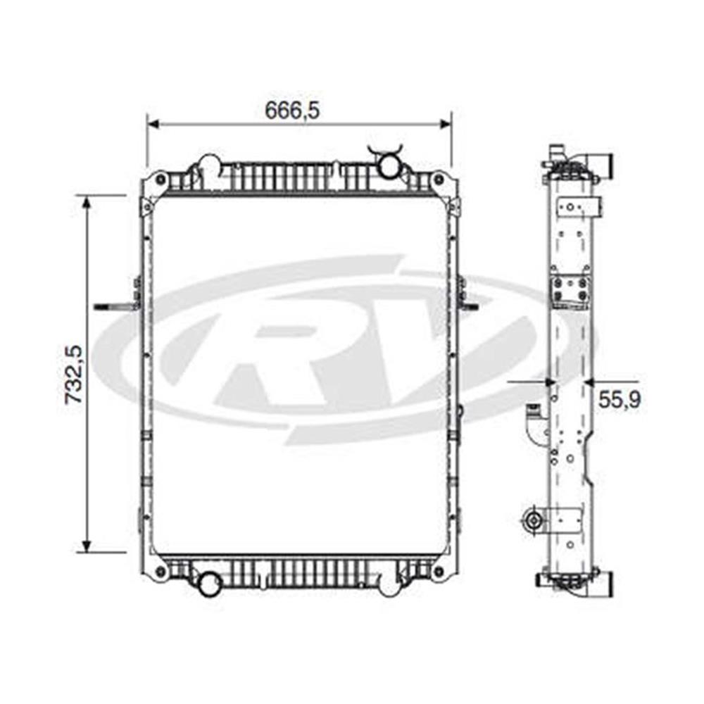 Radiador Visconde 13004
