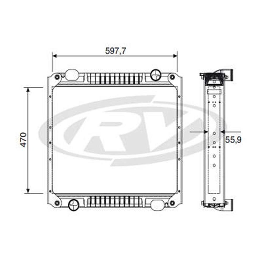 Radiador Visconde 19902