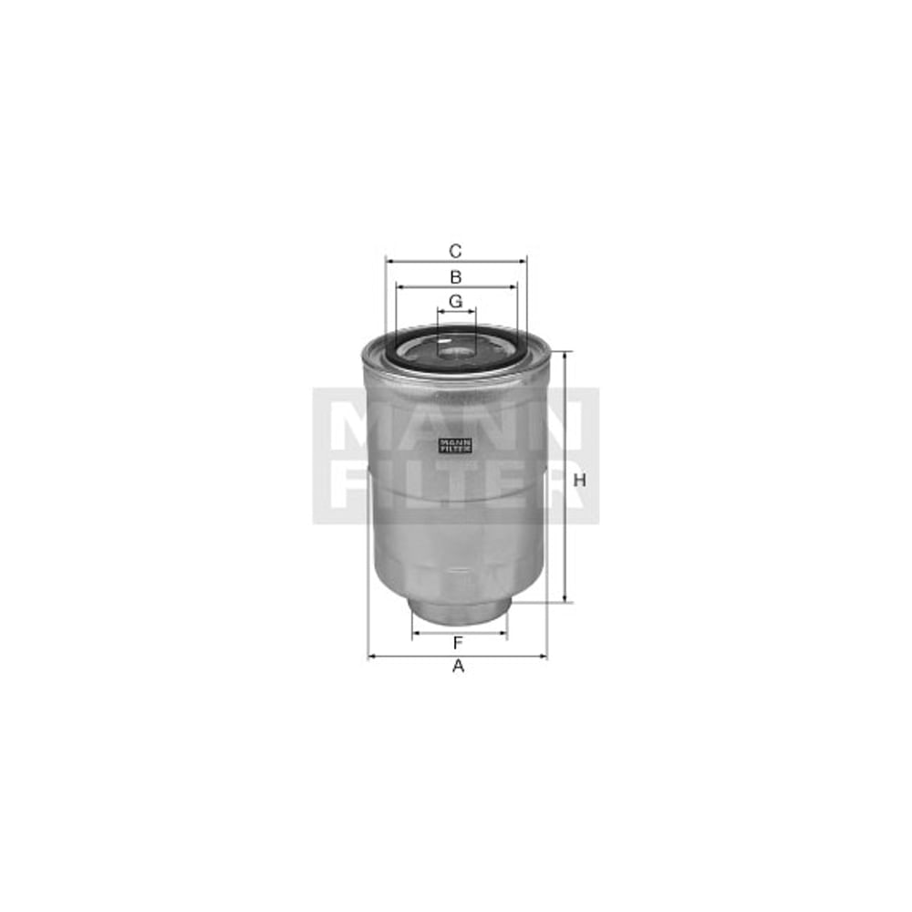 Filtro De Combustível Papel Mann-Filter Wk828X