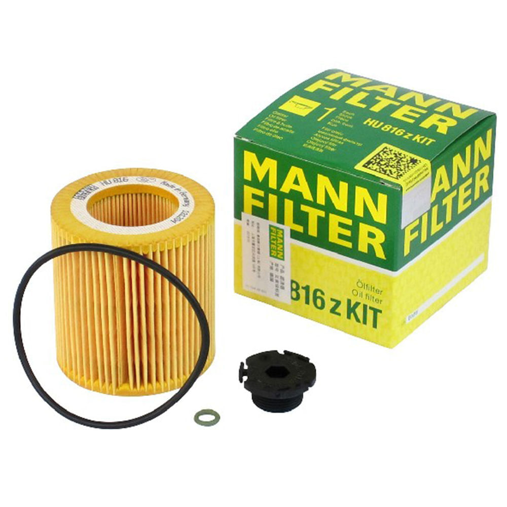 Filtro Óleo Mann-Filter BMW 420i 2014-2016 Motor N20B20A, N20B20B