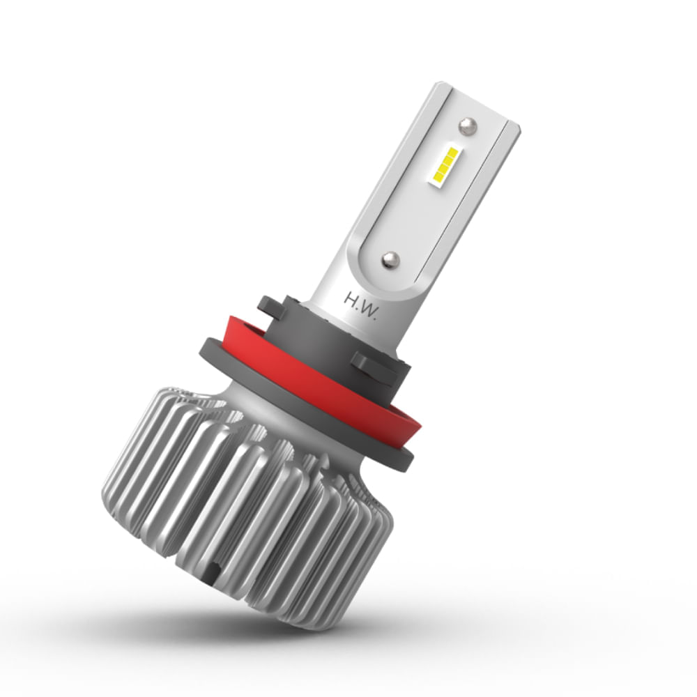 Par Lâmpada Automotiva Haloway LED H1 HWC 12V 6500K