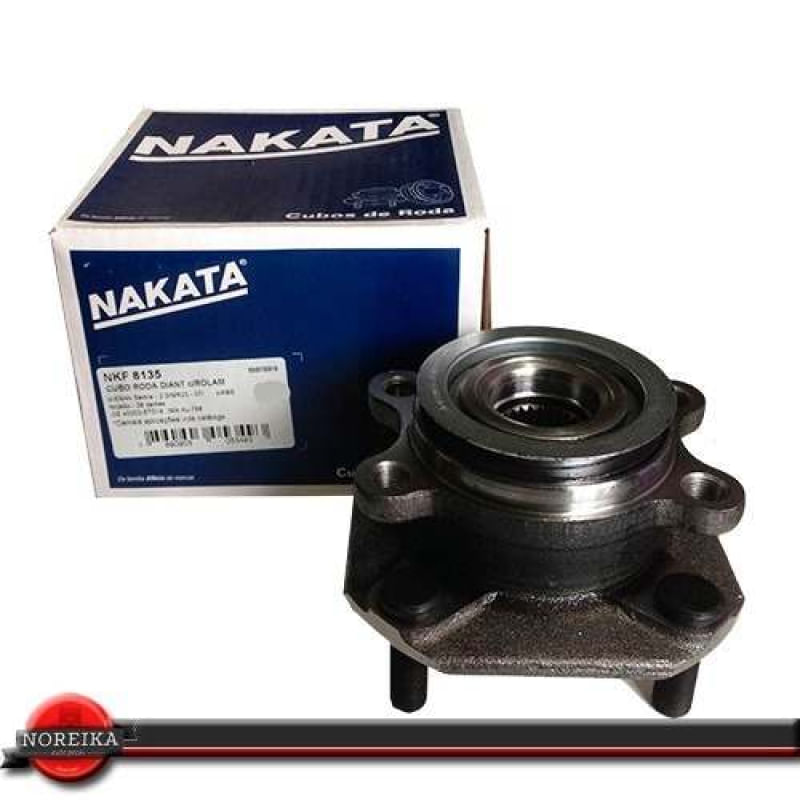 Cubo Roda Com Rolamento Dianteiro Sentra 2007/2013 Com Abs Nakata NKF8135