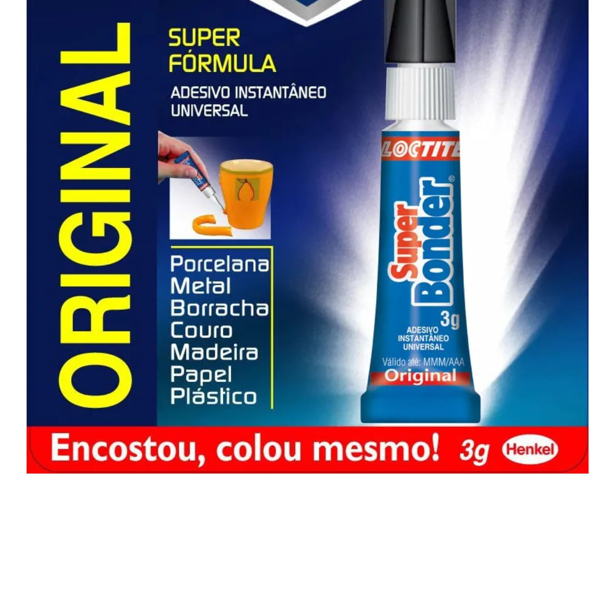 Cola Super Bonder Ultra Mais Forte Mais Rápida Loctite 20G - 2677335