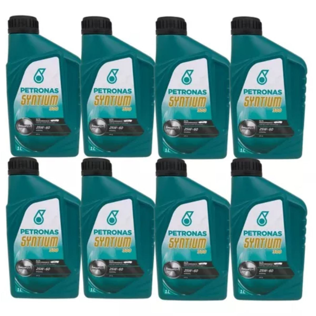 Kit 8 Óleos Motor Alta Kilometragem 25w60 Sl