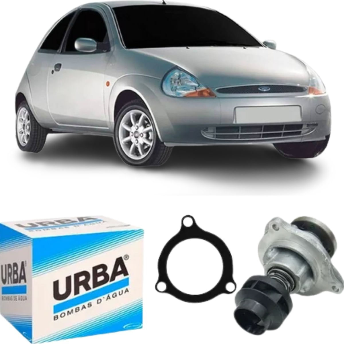 Bomba D'água Urba Fiesta Ecosport Ka Courier Zetec Rocam